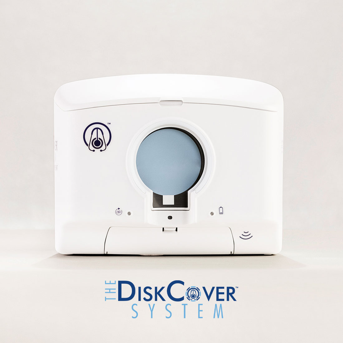 The DiskCover System Touch-Free Dispenser